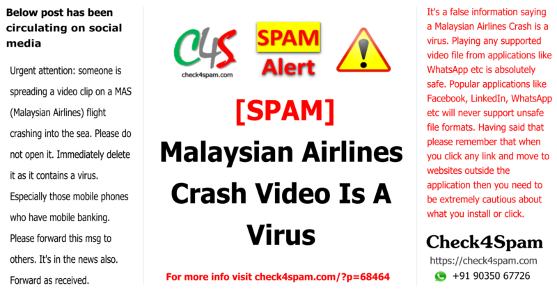 Check for Spam before you believe - Check4Spam - Check4Spam